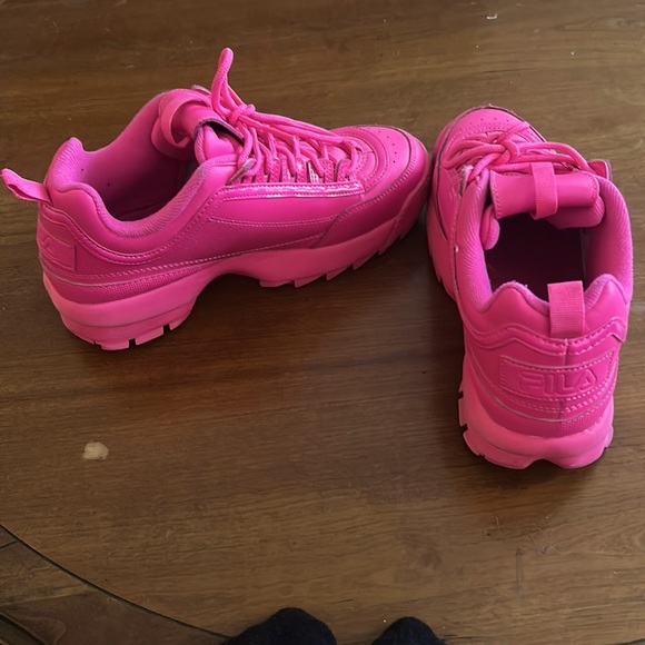 Fila | Shoes | Hot Pink Filas Only Worn A Handful Of Times | Poshmark